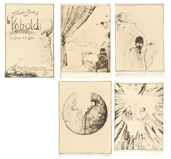 Günter Brus | Kobold. La Dame et le Lutin (1985) | MutualArt