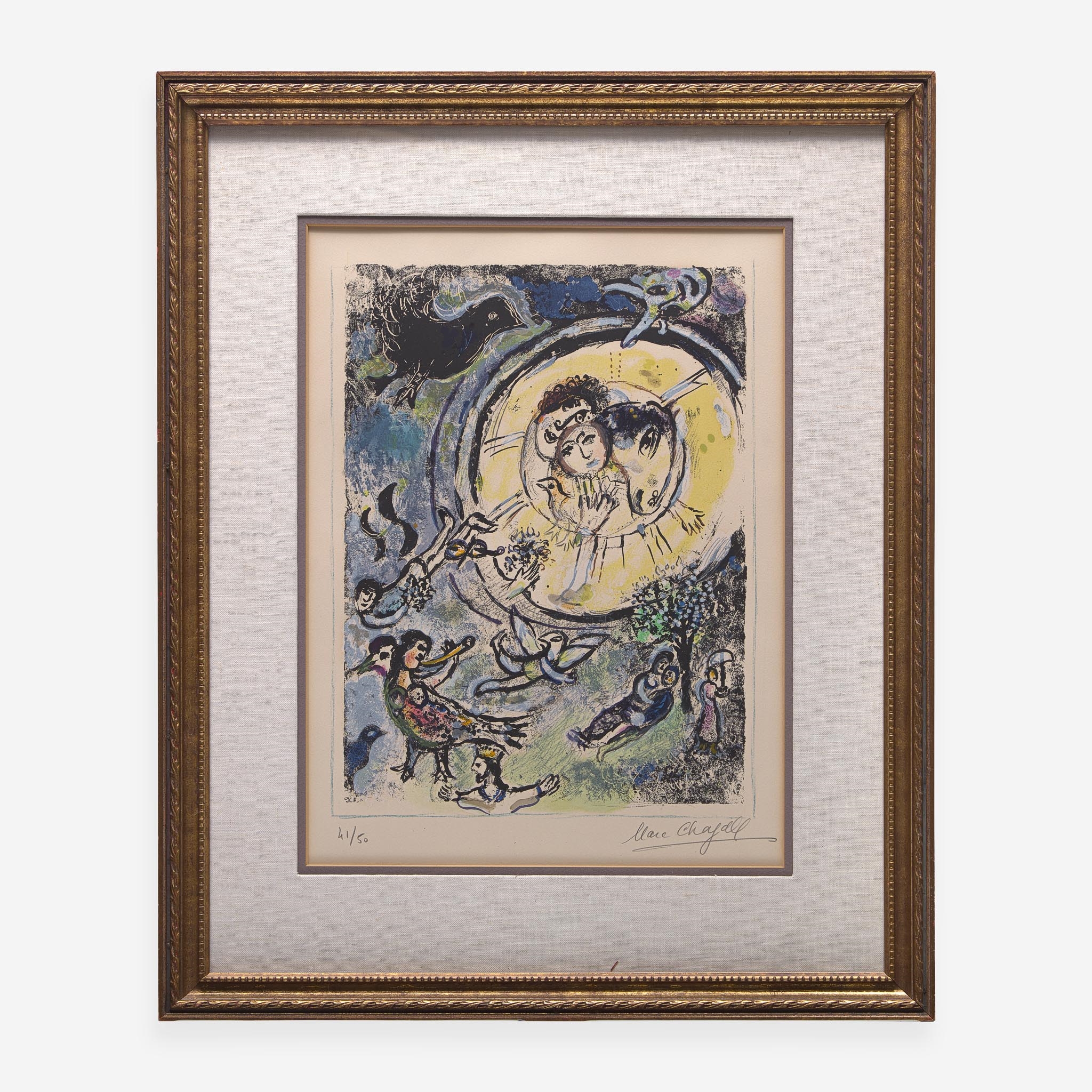 Marc Chagall | The Magic Flute III (1972) | MutualArt
