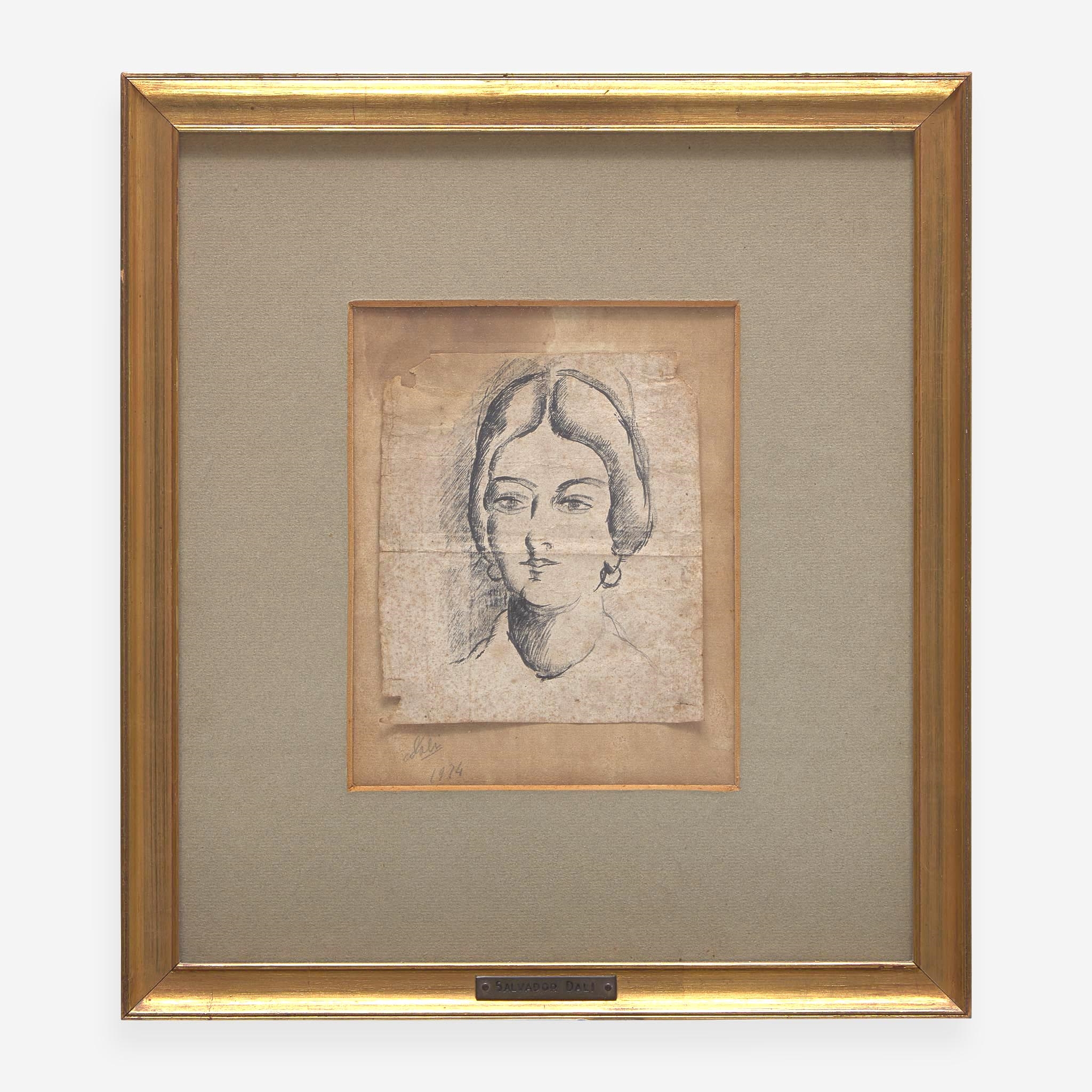 Salvador Dalí | Portrait of a Woman (1924) | MutualArt