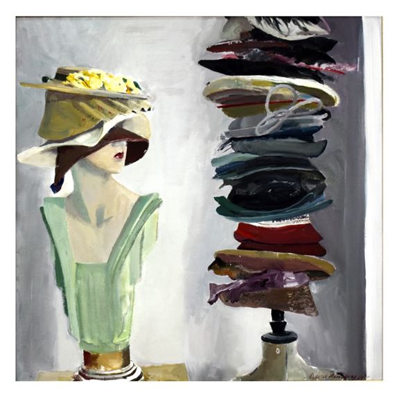 David Remfry | Hat Stands (1987) | MutualArt