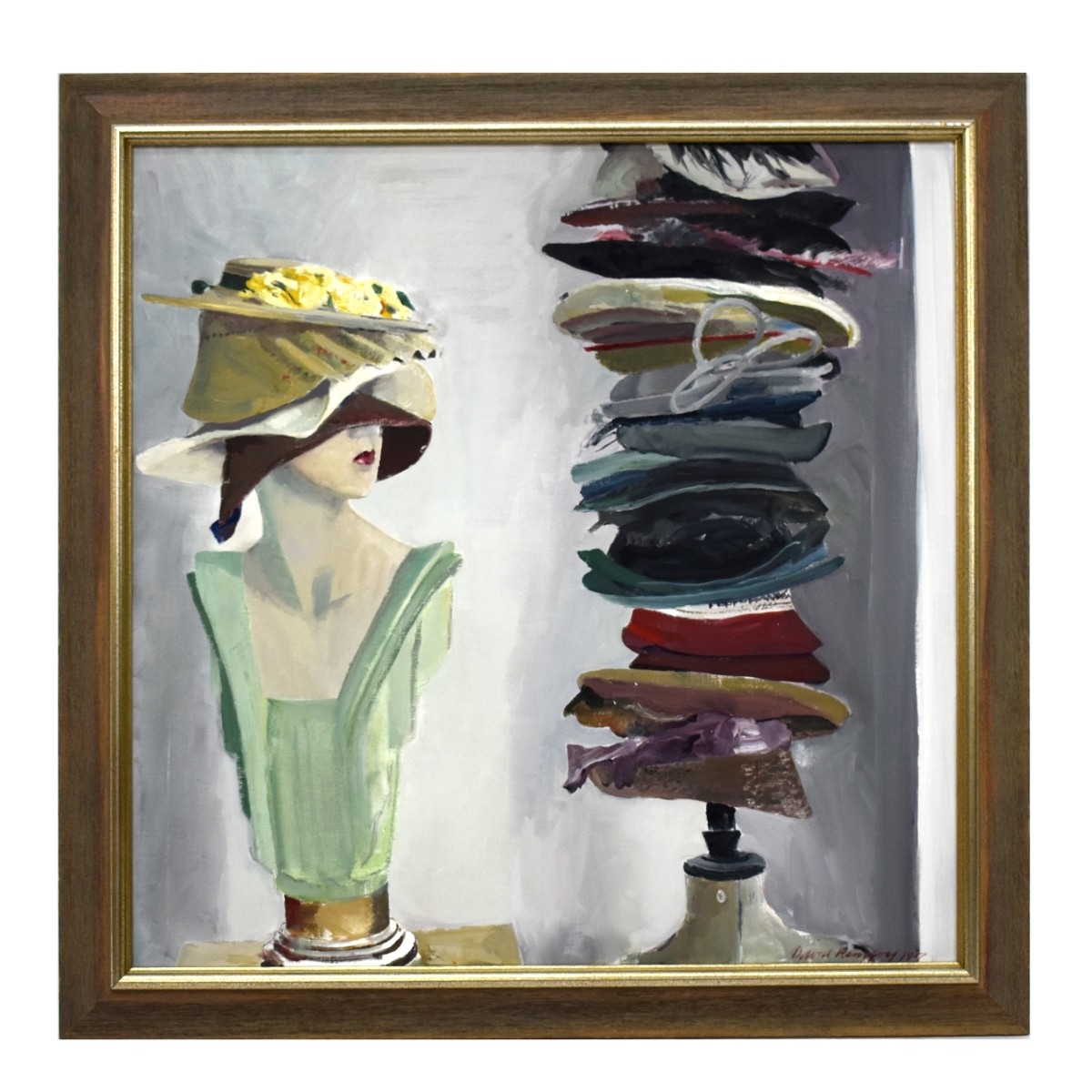 David Remfry | Hat Stands (1987) | MutualArt