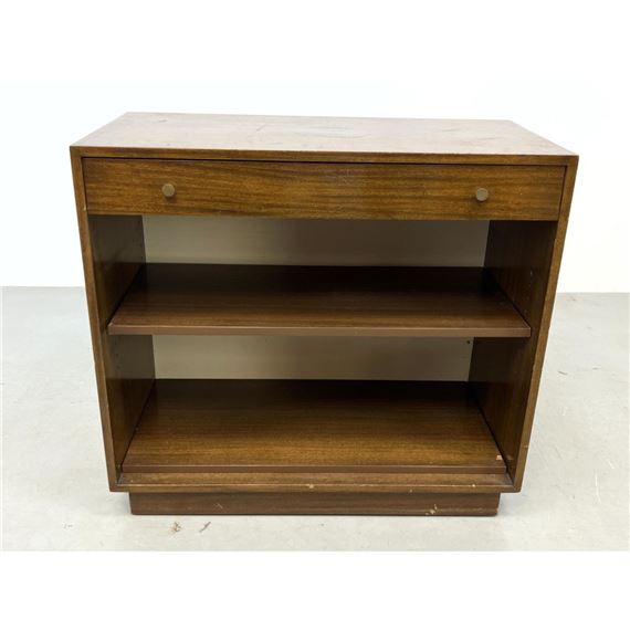 Paul McCobb | Cabinet with Pull-out Desk Tray and Book Shelves | MutualArt