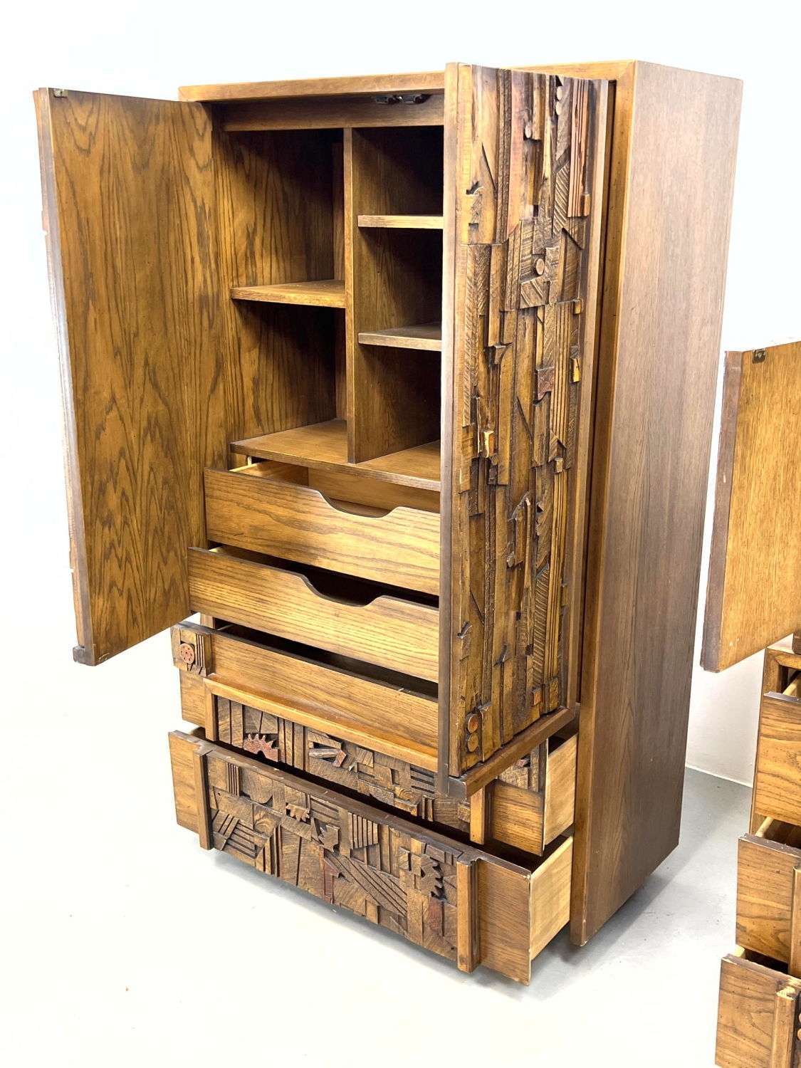 Louise Nevelson | Tall Chiffarobe, Credenza Triple Dresser, Night Stand ...