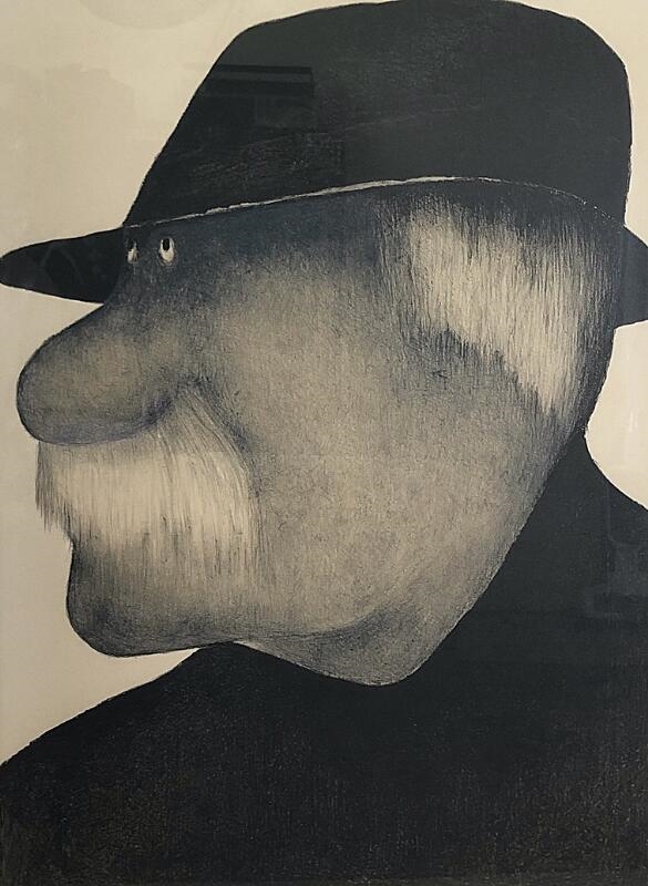 Albert Bertelsen | Man with hat | MutualArt