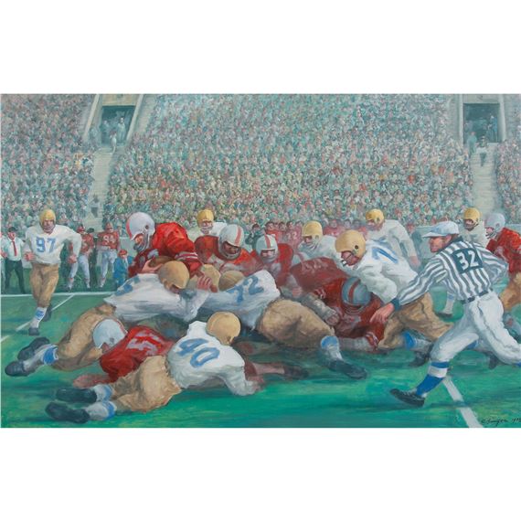 Clyde Singer | Oil on Board (1975) | MutualArt