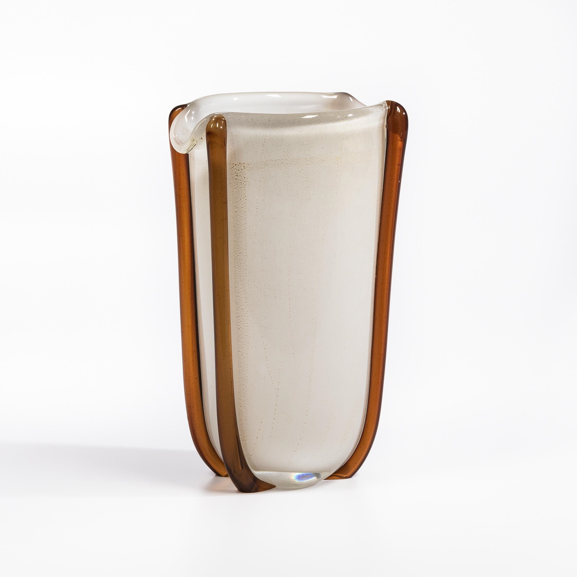 Archimede Seguso | Archimede Seguso Murano Glass Vase | MutualArt