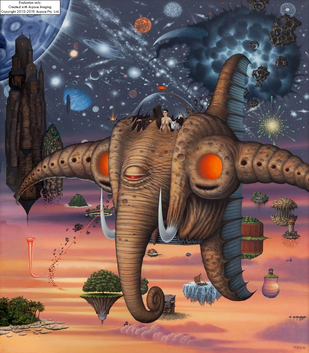 Jacek Yerka | Cosmos (1999) | MutualArt