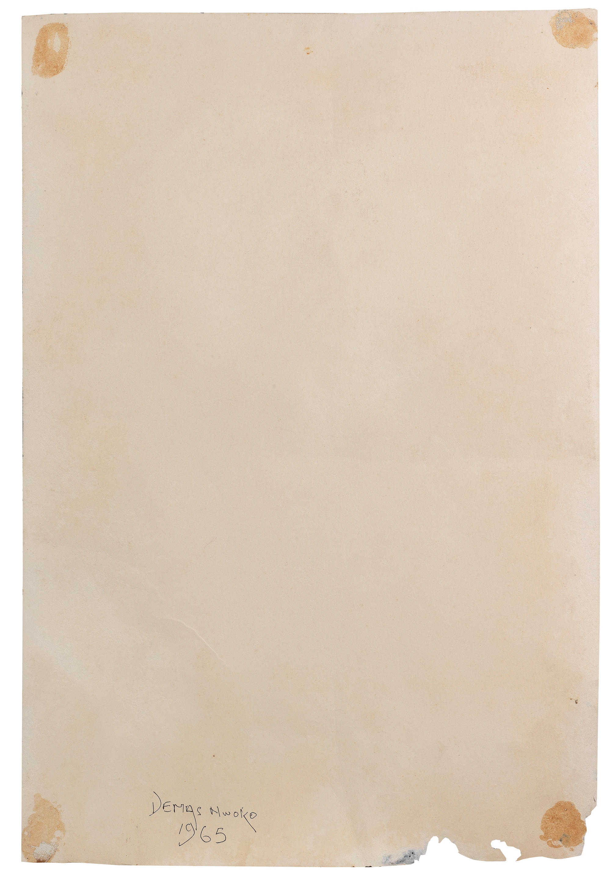 Demas Nwoko | Baba Kokoro (1965) | MutualArt