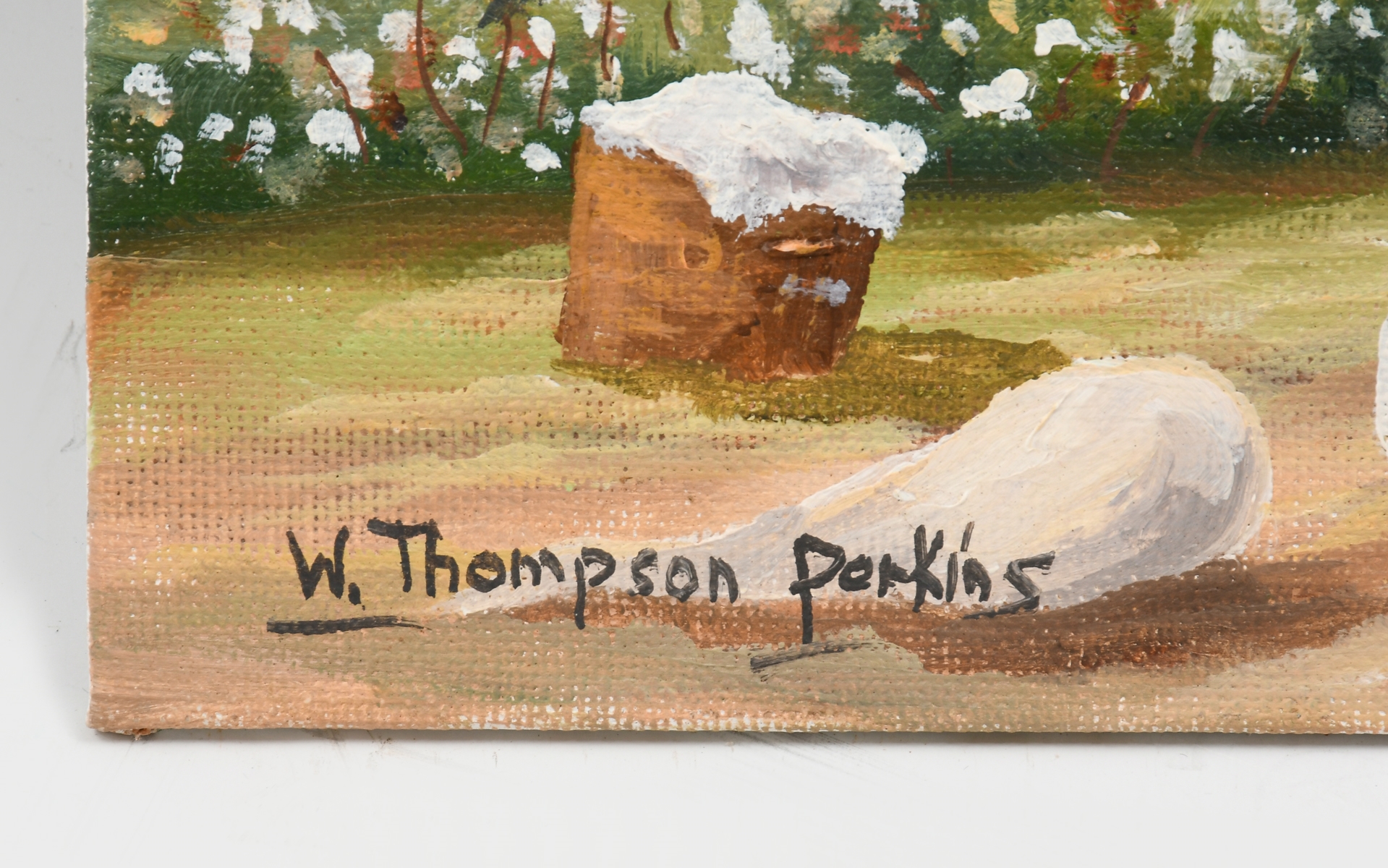 Wendell Thompson Perkins | Cotton Pickers | MutualArt