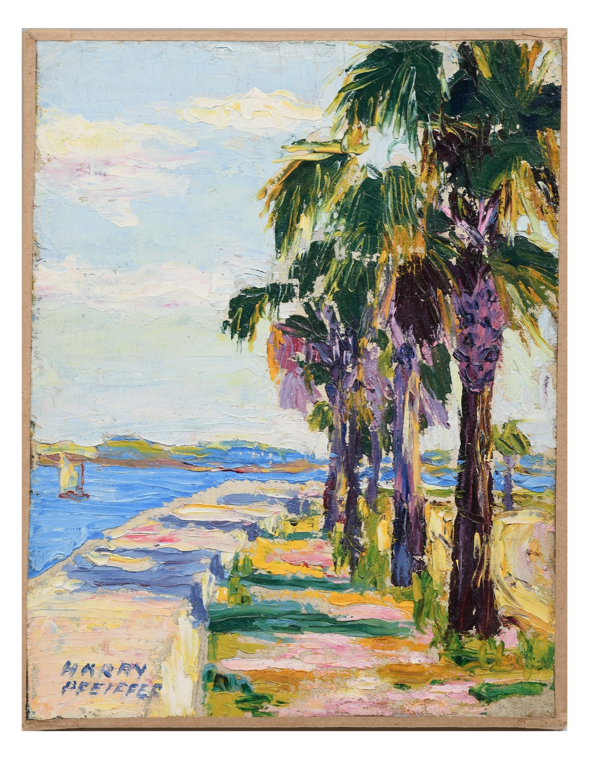 Heinrich Pfeiffer | Florida Landscape with Palms | MutualArt