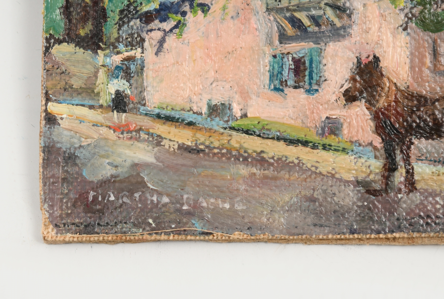 Martha Moffett Bache | St. Augustine Street Scene of Prince Murat House ...