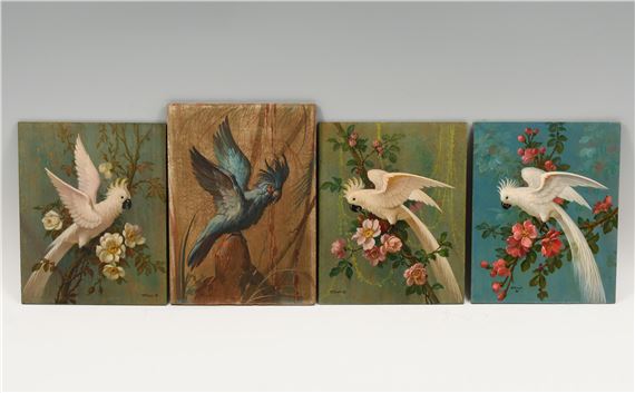 Alfonso Toran | Four Cockatoo Paintings | MutualArt