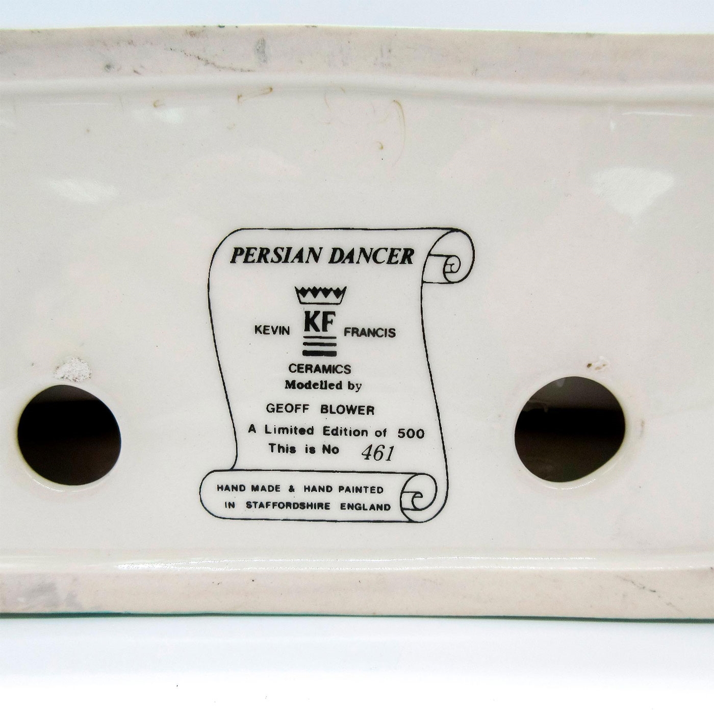 Geoff Blower | Kevin Francis Ceramic Art Deco Figurine, Persian Dancer ...