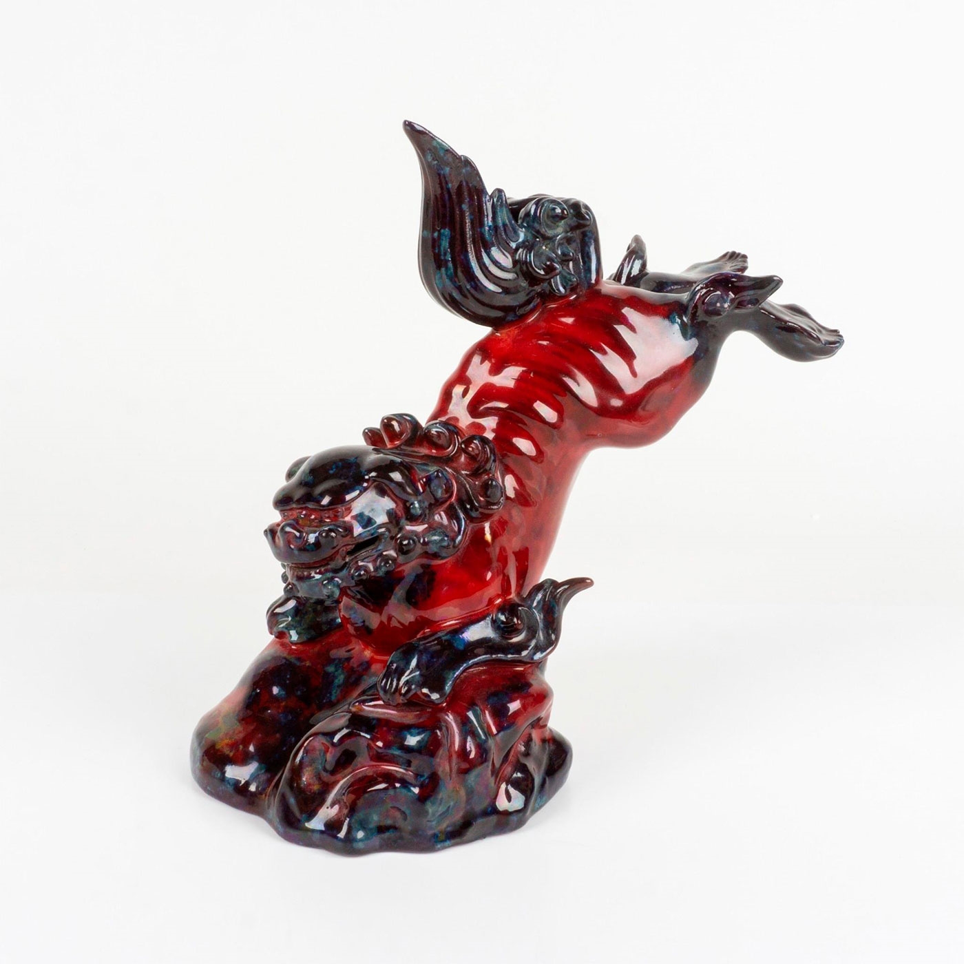 Bernard Moore | Extremely Rare Bernard Moore Flambe Sculpture (1904 ...