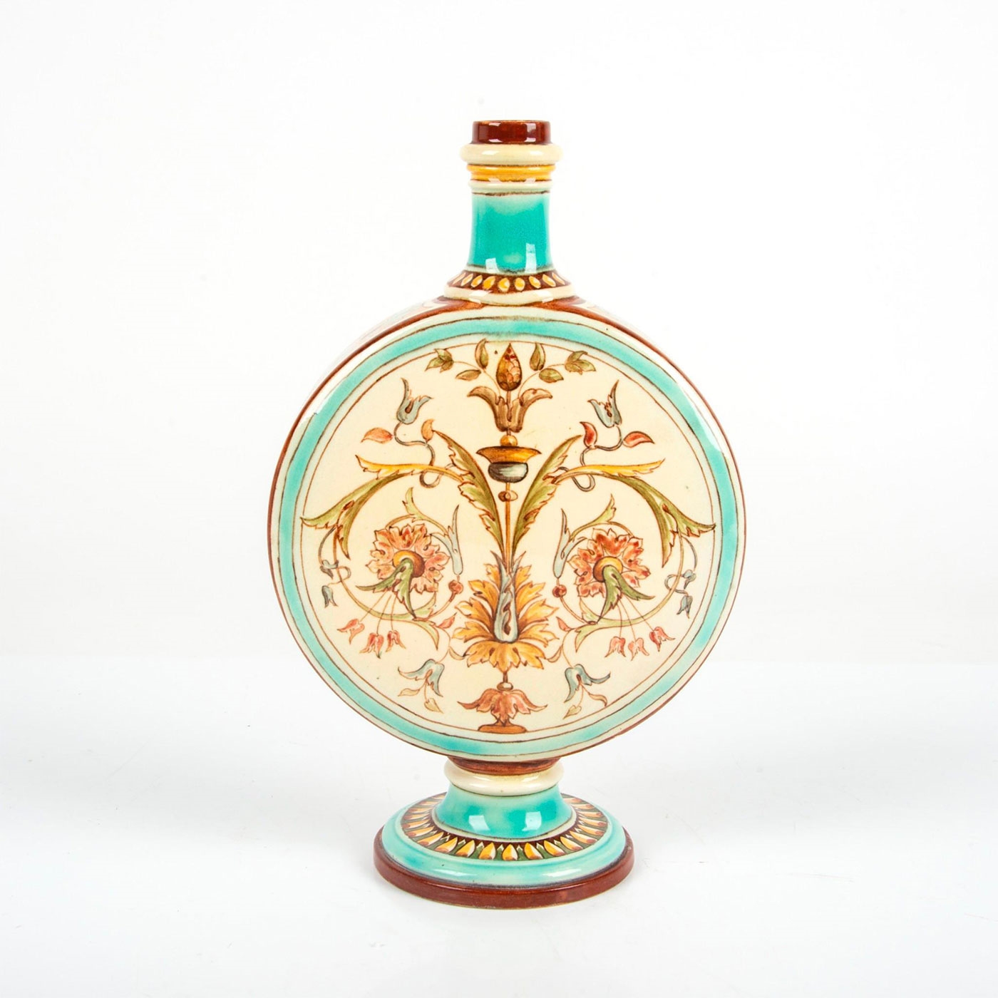 Esther Lewis | Doulton Lambeth Faience Esther Lewis Moon Flask | MutualArt