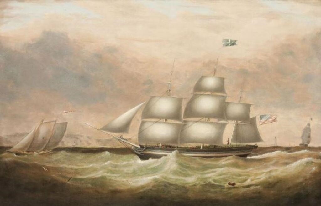 James Fulton Pringle | American Ship Matilda off Sandy Hook | MutualArt