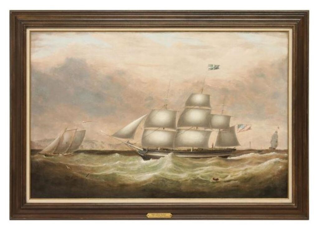 James Fulton Pringle | American Ship Matilda off Sandy Hook | MutualArt