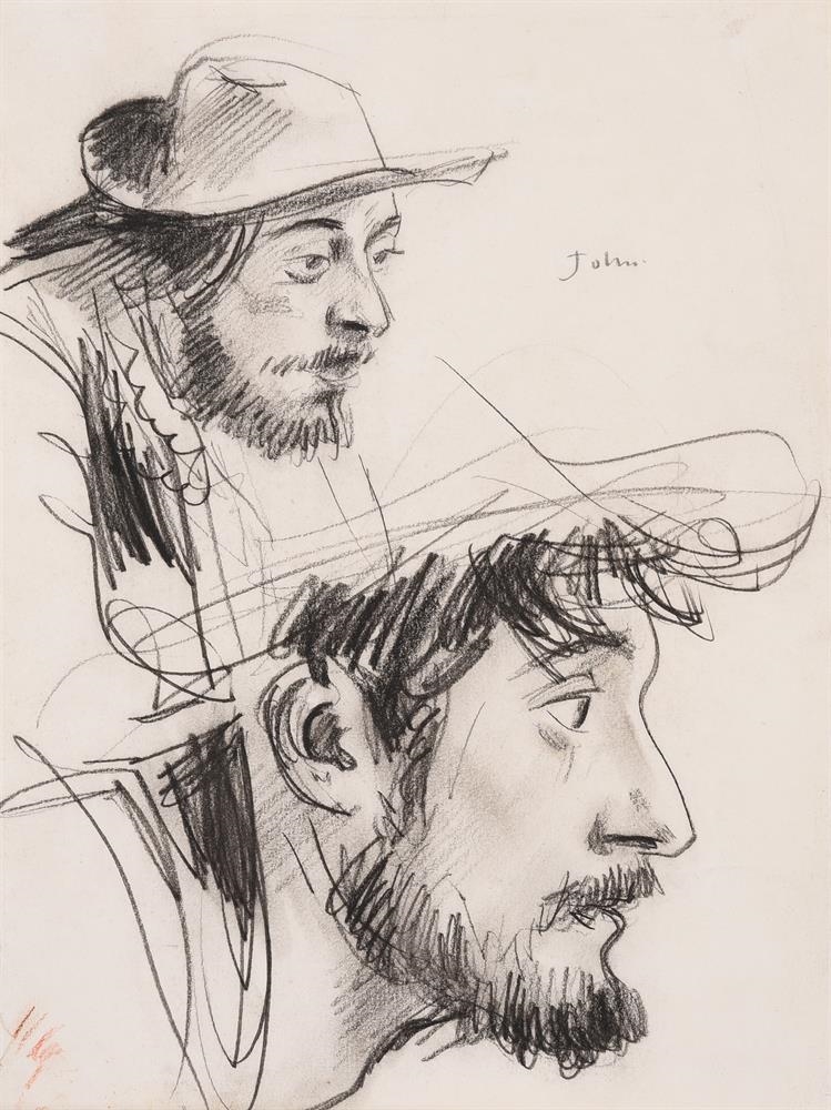 Augustus Edwin John | PORTRAIT OF A BEARDED GYPSY | MutualArt