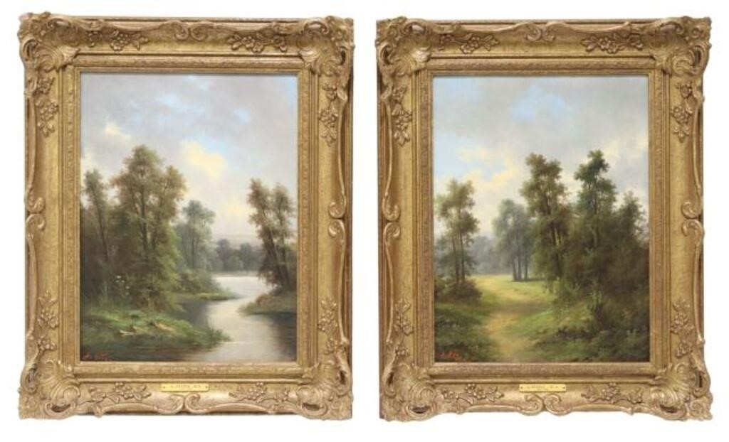 Ada Stone | Forest Path; River Landscape | MutualArt
