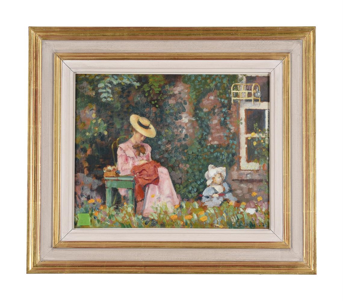 Georges Lemmen | AU JARDIN (1903) | MutualArt