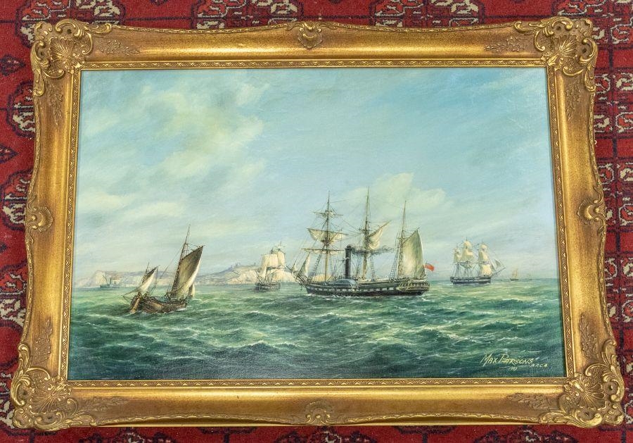 Max Parsons | Sailing Boats at sea (1989) | MutualArt