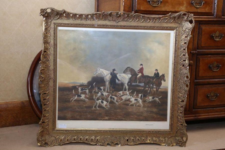 Lawrence Josset | Mr Powlett and his hounds | MutualArt