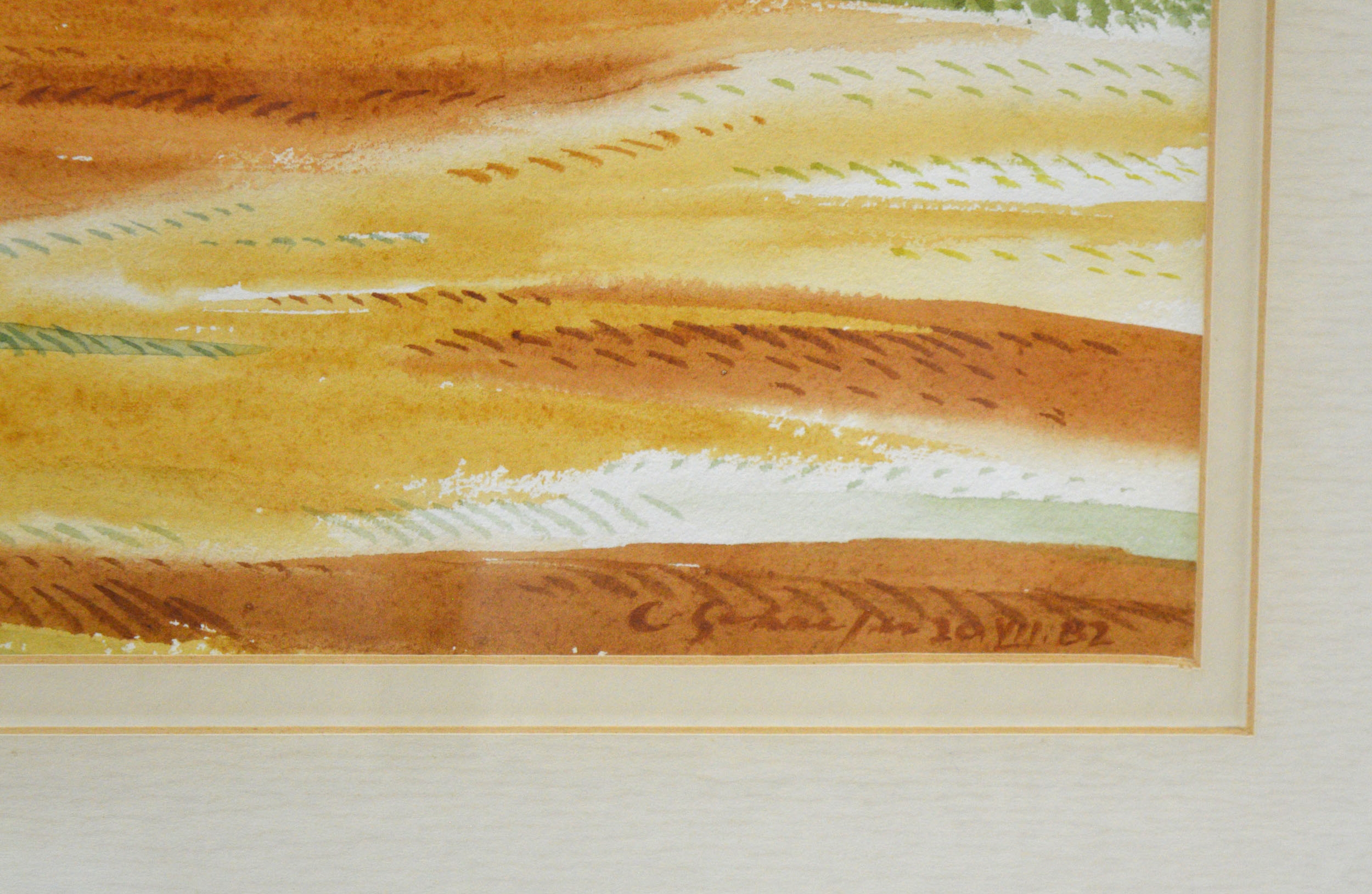 Carl Schaefer | The Fields near Strasburg Version II Waterloo County ...