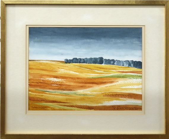 Carl Schaefer | The Fields near Strasburg Version II Waterloo County ...