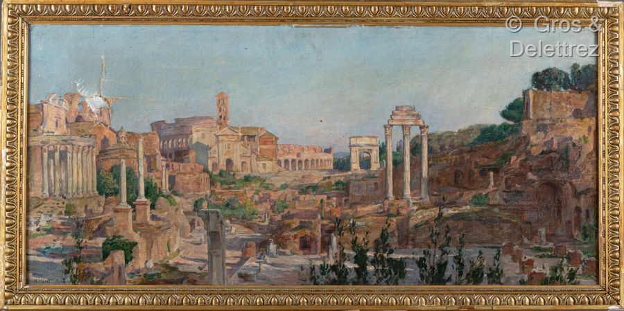 Henri Charles Julien Havet | The Roman forum | MutualArt