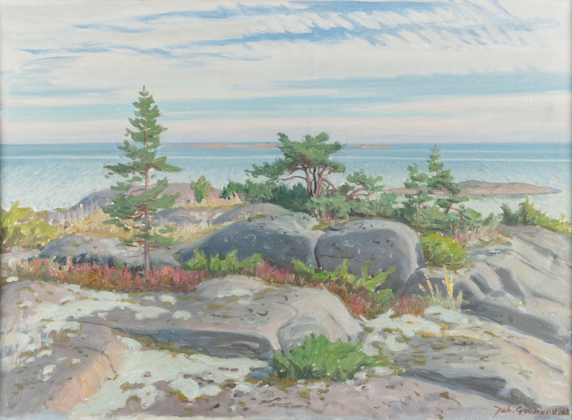 Johannes Gebhard | Shore landscape | MutualArt