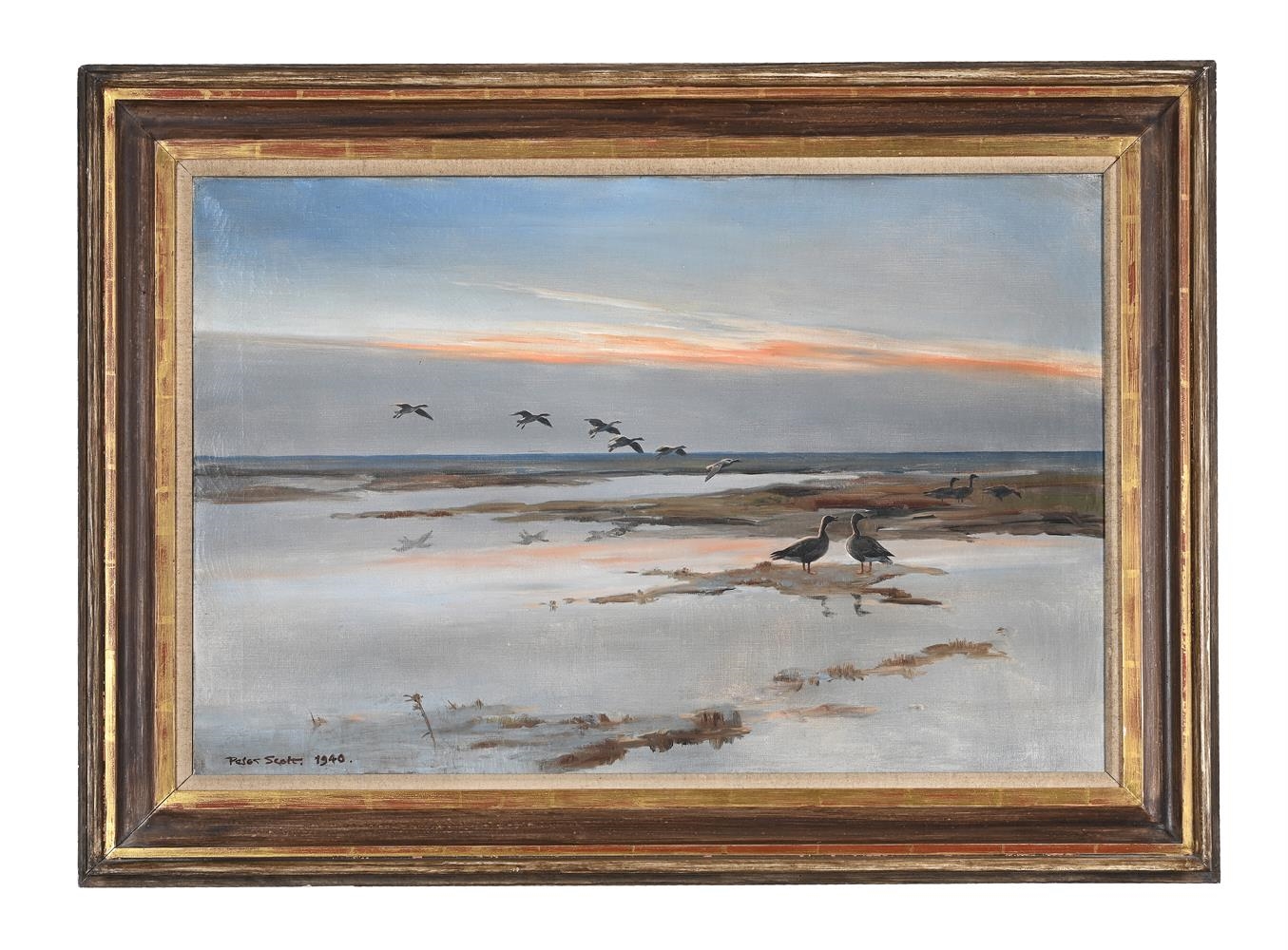 Peter Markham Scott | BEAN GEESE ON THE SALTINGS (1940) | MutualArt