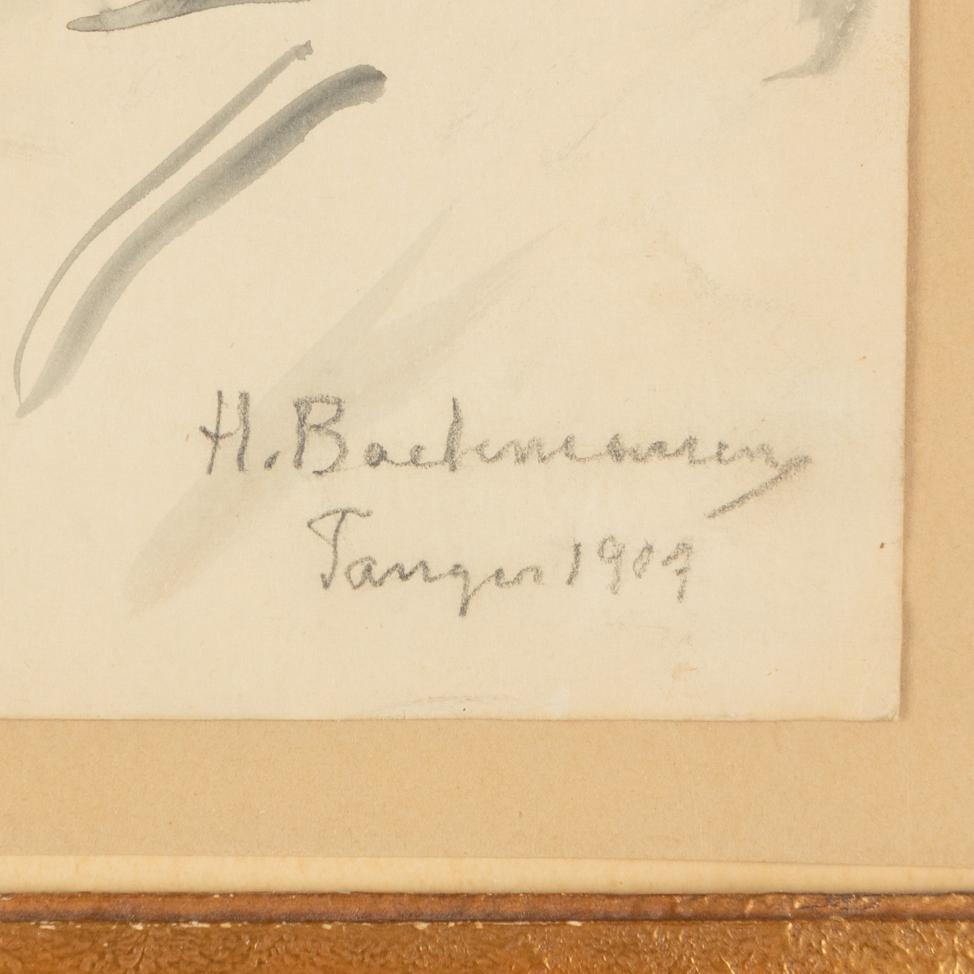 Hugo Backmansson | Man, Tanger (1907) | MutualArt