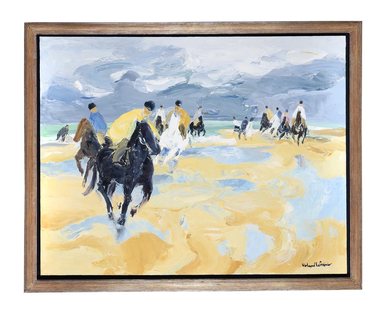 Roland Lefranc | CHEVALIER À OMAHA BEACH | MutualArt