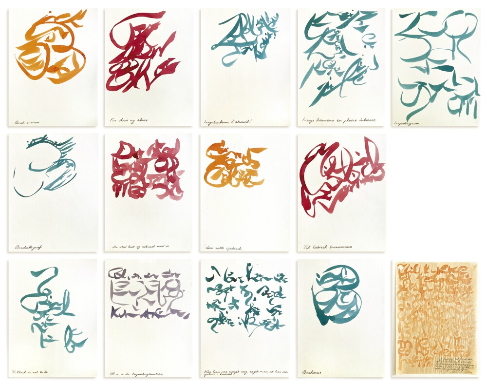 Christian Dotremont | Logograms (1976) | MutualArt