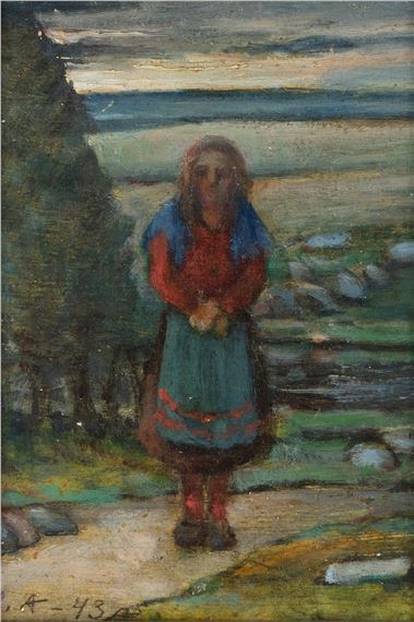 Hannes Autere | Girl (1943) | MutualArt