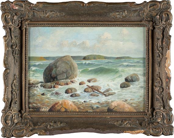 Ejnar Kohlmann | Shore landscape | MutualArt