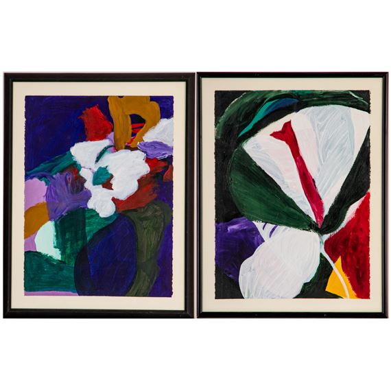 Andrea Hahn | Two Untitled Works | MutualArt