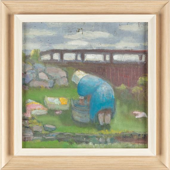 Hannes Autere | Pyykillä (1954) | MutualArt