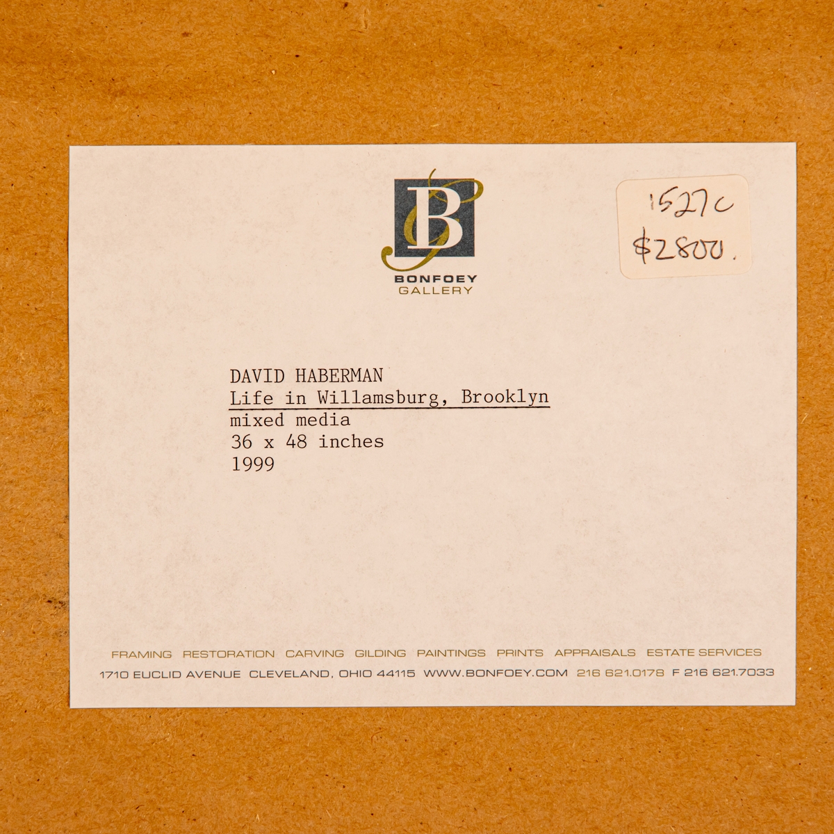 David Haberman | Life in Williamsburg | MutualArt