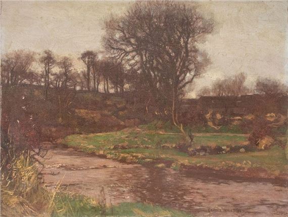 George Houston | Winter Riverscape | MutualArt