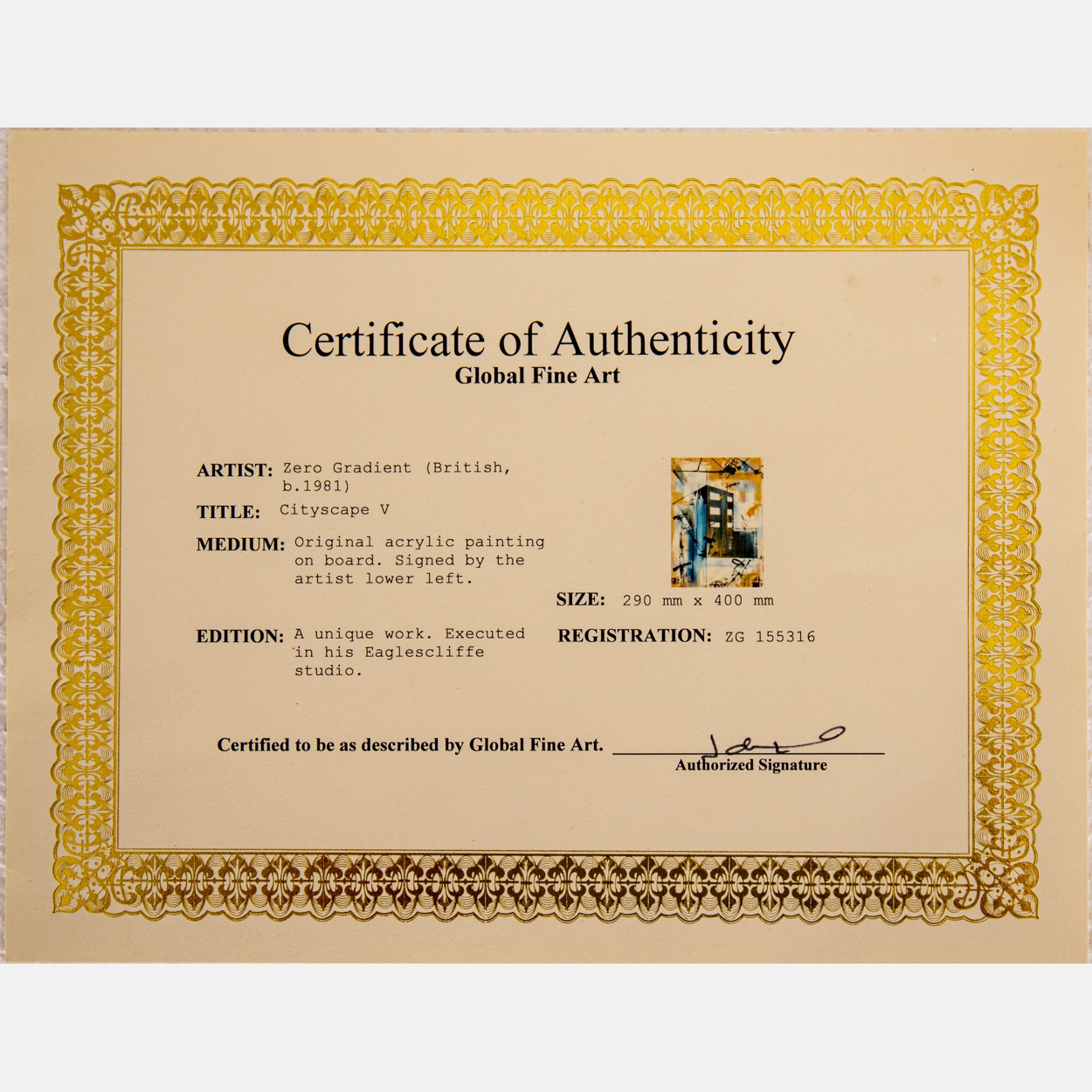 Zero Gradient | Cityscape V | MutualArt