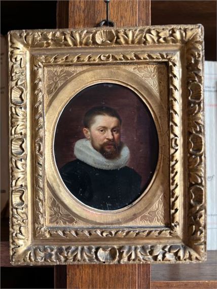 Gonzales Coques | Portrait of a man with a ruff | MutualArt