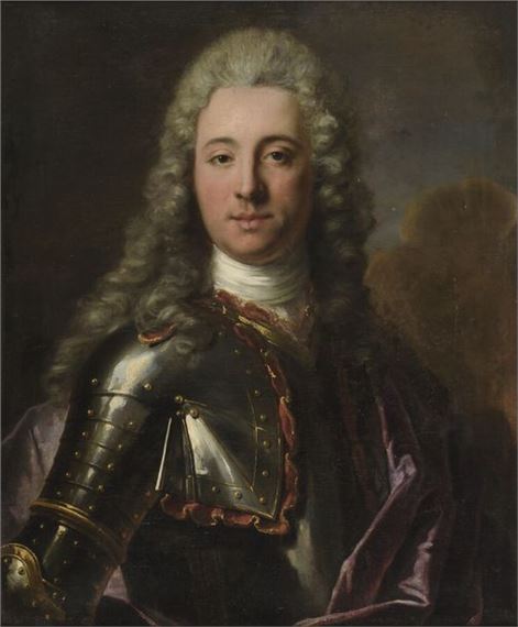 French School, 18th Century | Portrait of a young lord in studded armor ...