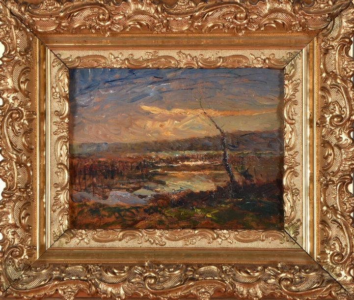 Francois-Auguste Ravier | The pond of the Levaz. | MutualArt