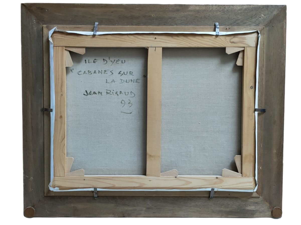 Jean Rigaud | cabanes sur la dune (1993) | MutualArt