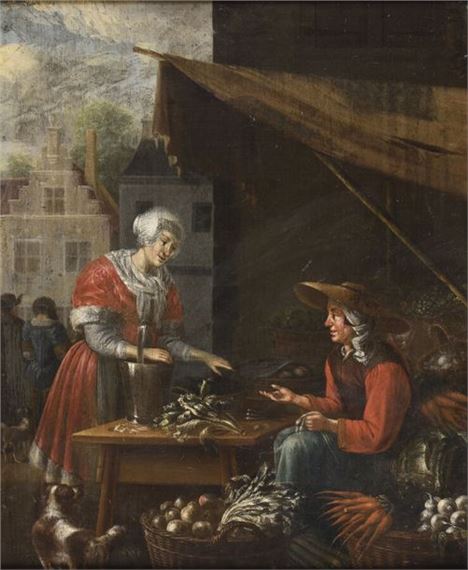 Hendrik Martensz Sorgh | The vegetable merchant. | MutualArt
