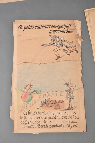 Emile Cohl | Set of seven drawings: | MutualArt