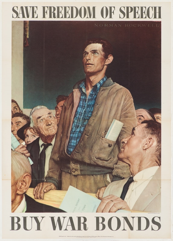 Norman Rockwell | The Four Freedoms (1943) | MutualArt