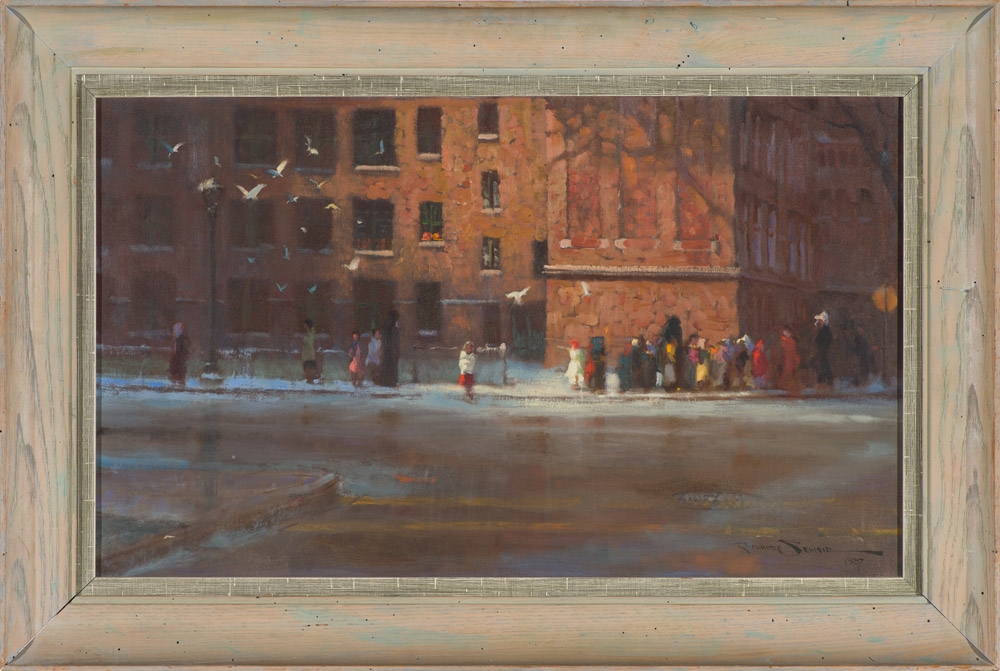 Richard Alan Schmid | Untitled (Chicago Street Scene) (1957) | MutualArt