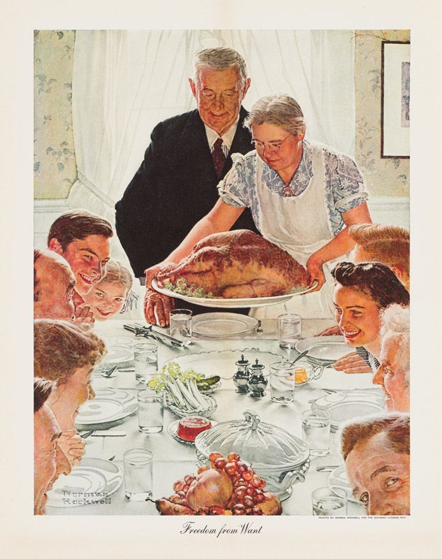 Norman Rockwell | Two Sets of The Four Freedoms (1943) | MutualArt